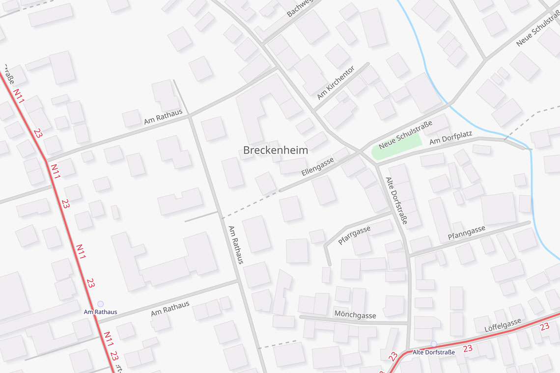 Vollsperrung der Ellengasse in Breckenheim - Wiesbaden lebt